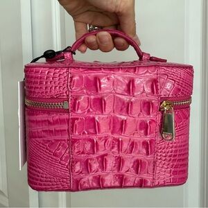 Brahmin | Bags | Brahmin Small Charmaine Makeup Case Bag Paradise Pink ...